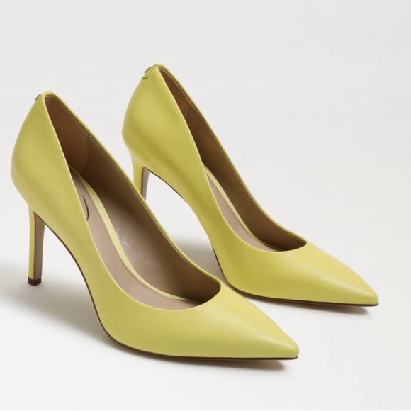 Sam Edelman | Shoes | Nib Sam Edelman Butter Yellow Hazel Pump | Poshmark